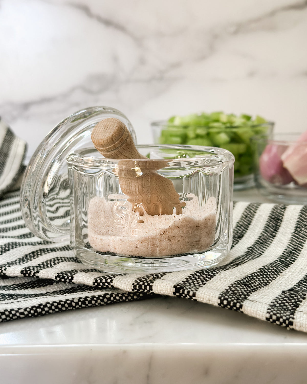 Glass Salt Pot w/ Scoop– Jaclyn James Co.