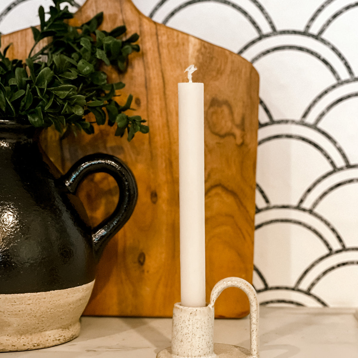 Ceramic Taper Holder with Handle– Jaclyn James Co.